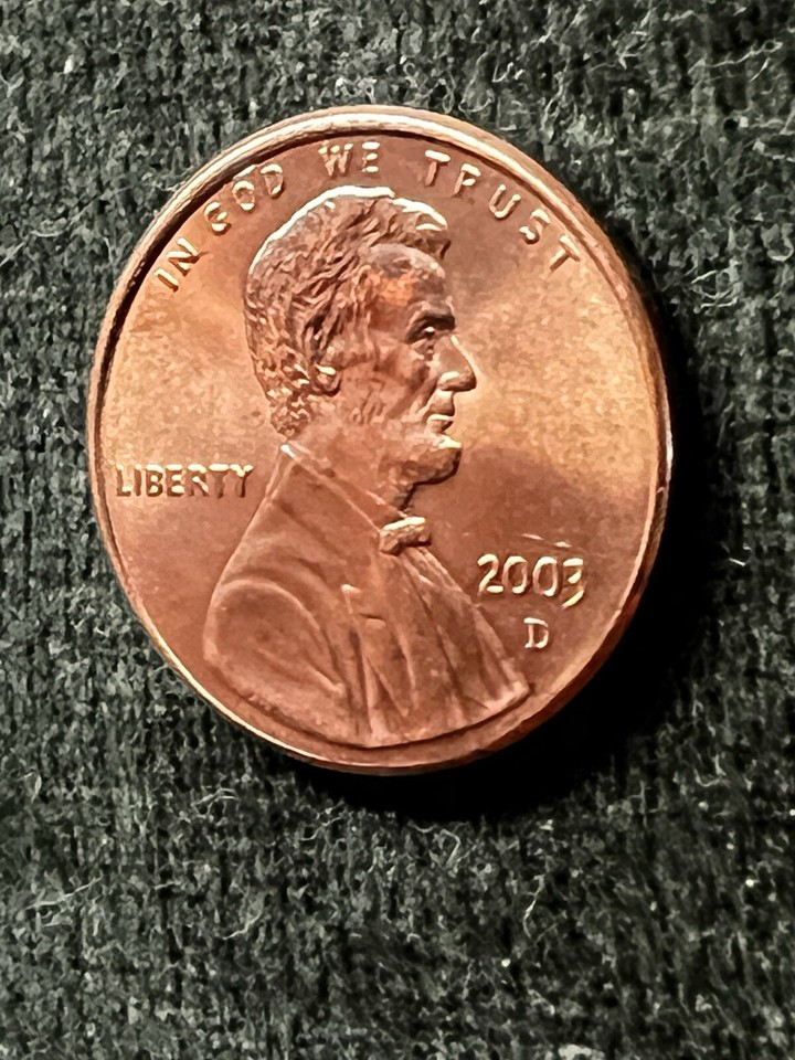 2003D Lincol Memorial Cent, DDO,DDR, Very Red and RARE,SUPER NICE ...