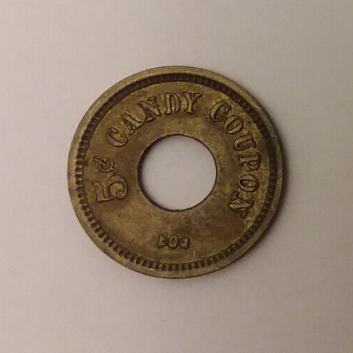Candy Coupon 5 Cent Trade Token 21mm | eBay