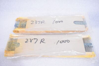 YAGEO 237R 237 OHM & 287R 287 OHM RESISTORS (LOT OF 1500+/-) | eBay