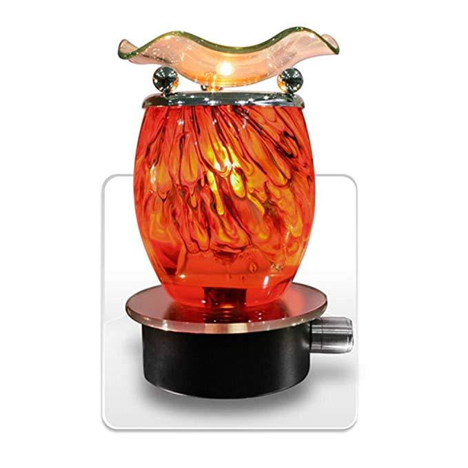 Aromatherapy Night Light, Electric Oil Warmer w/ Dimmer, Wall plug ...