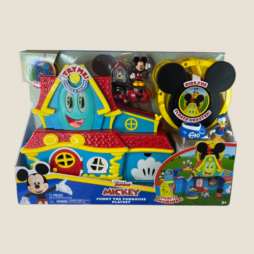 Disney Mickey Mouse Funny Funhouse Playset with Lights, Sounds ...