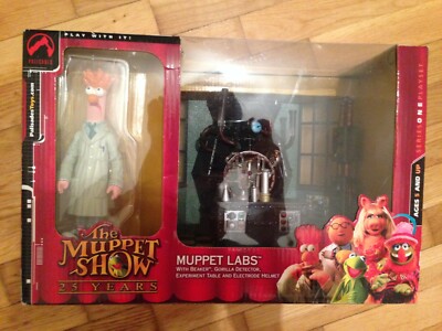 MUPPET LABS w/ Beaker Palisades toys playset Muppet Show 2002 BNIB NRFB ...