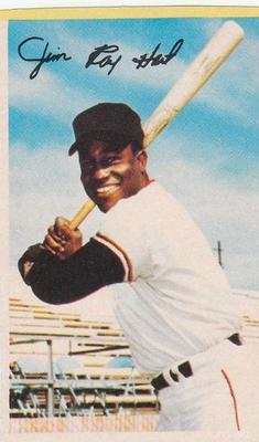 JIM RAY HART 1969 MLB Dell Photo stamp San Francisco Giants EX+/NR MT ...