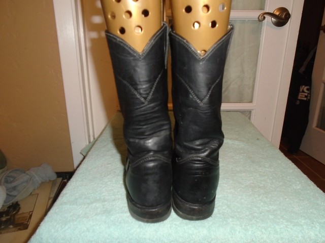 Justin Women's BOOTS Western Roper Kipskin Leather Black L3703 Narrow ...