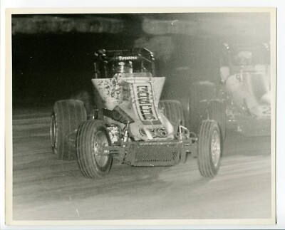 Bubby Jones #66 CRA Sprint Car Photo 8"x10" In Turn Ascot Park | eBay