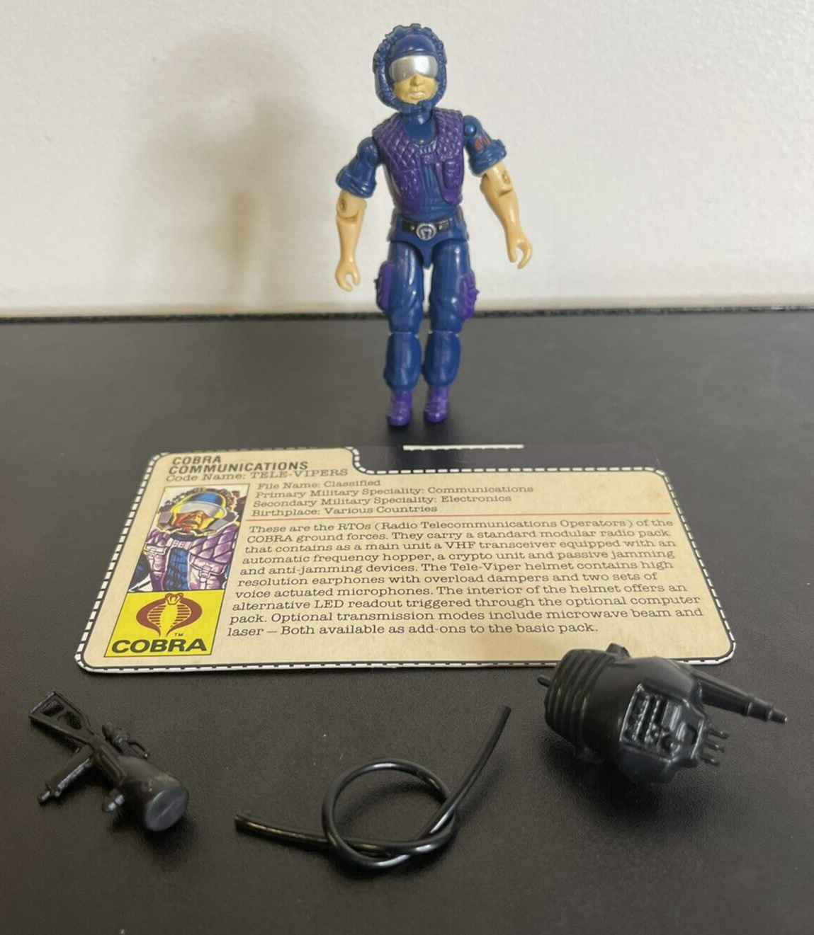 Hasbro GI Joe Tele-Viper Action Figure Loose Complete 1985 | eBay
