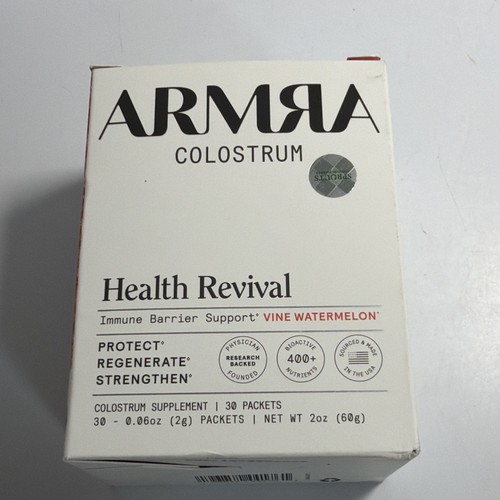 ARMRA Colostrum Immune Revival Vine Watermelon 30 Packets New 12/2026 ...