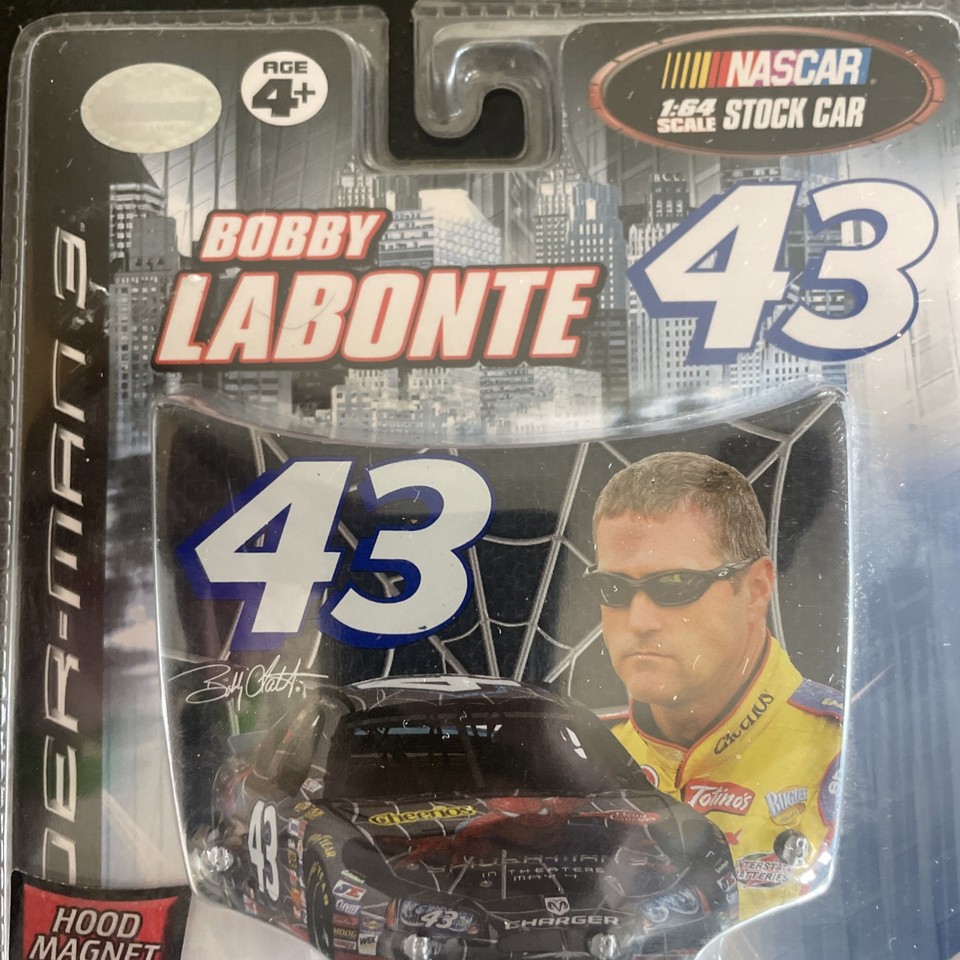 Spider-Man 3 Bobby Labonte #43 Winner's Circle Nascar Diecast Car 1:64 ...