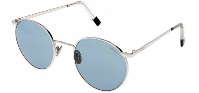 Randolph P3 P3042 White Gold Blue Hydro 51mm Skull USA New Sunglasses ...