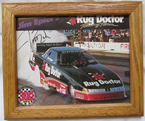 1995 Signed NHRA Funny Car Driver Jim Epler Rug Doctor Racing ...