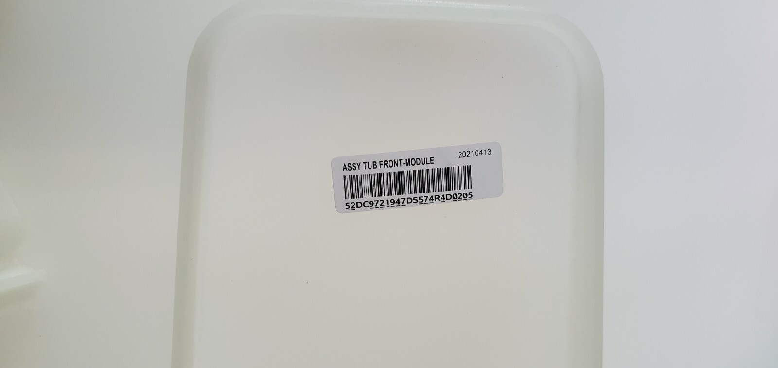 DC97-21947D Genuine Samsung Washer Outer Front Semi Tub Part ...