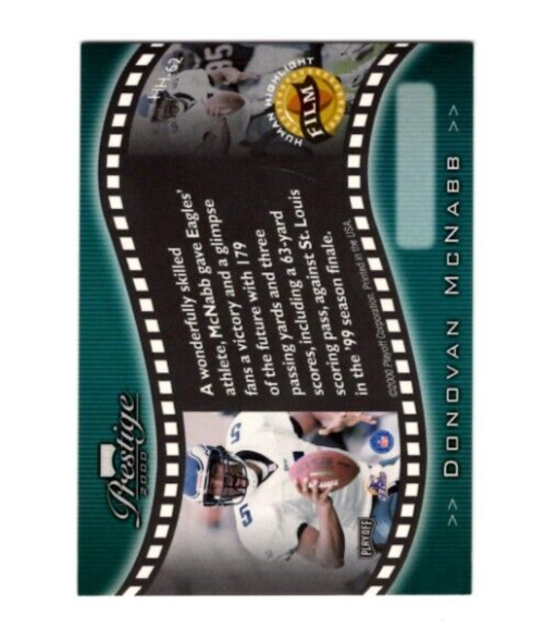 2000 Playoff Prestige Donovan McNabb Human Highlight Card HH62 | eBay