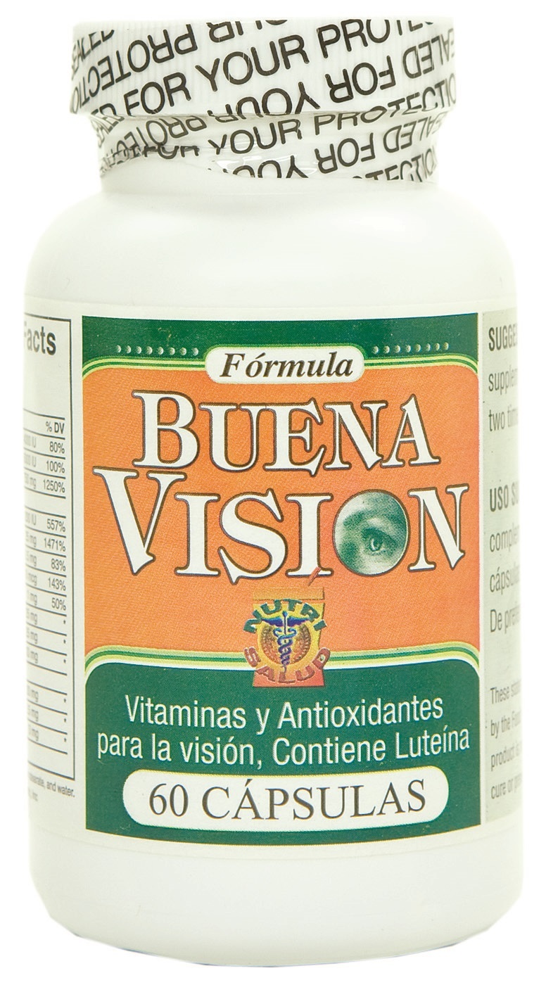 Capsulas Buena Vision, para la vista cansada, borrosa, dolor en los ...