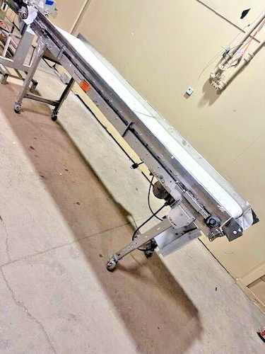H.D INDUSTRIAL 220V DOUGH FOOD GRADE PACKING CONVEYOR ON CASTERS MODEL ...
