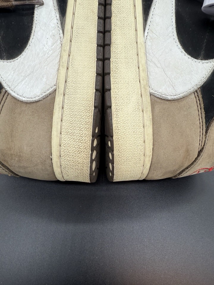 Nike Travis Scott X Air Jordan 1 Low Eu 45,5 US 11 .5 Black Dark Mocha ...