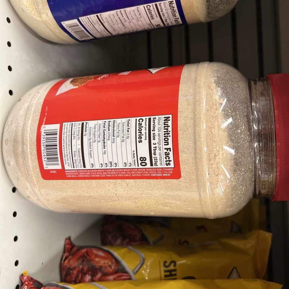 1- Gallon Spicy Louisiana Chicken Fry Batter - Crispy Southern Coating ...
