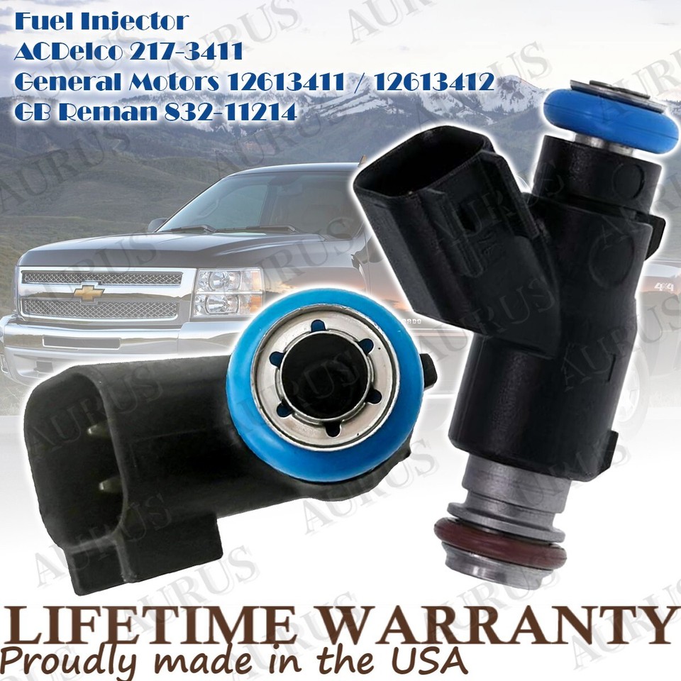 x8 OEM AURUS NEW Fuel Injectors for 2010-2014 GMC Yukon XL 1500 5.3L V8 ...