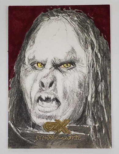 2022 Cryptozoic Czx Milieu Terre 1/1 Lurtz Croquis Par Artiste Chris ...