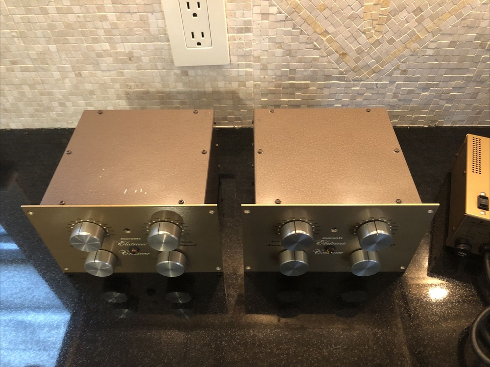 Marantz Electronic Crossover Model 3 with Marantz 4 Power Supply 12AX7 ...