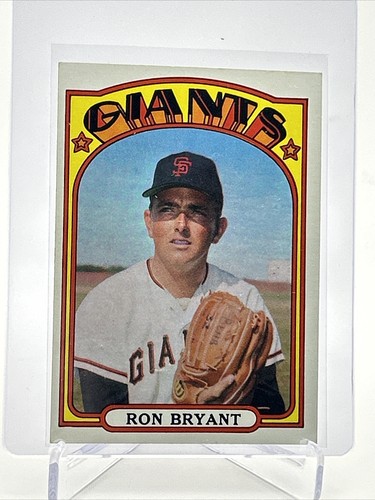 1972 Topps Ron Bryant Baseball Card #185 EX Quality FREE SHIPPING | eBay