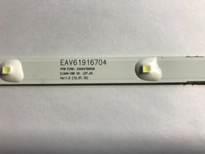 Qty 2 Genuine Freezer LED OEM Parts EAV61916704 for LG Refrigerator ...