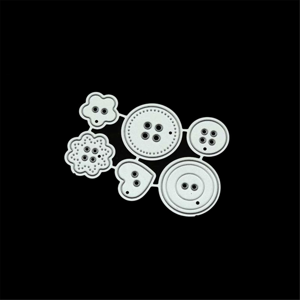 Button Shape Metal Die Cuts,Cutting Dies for Card Making Clearance ...