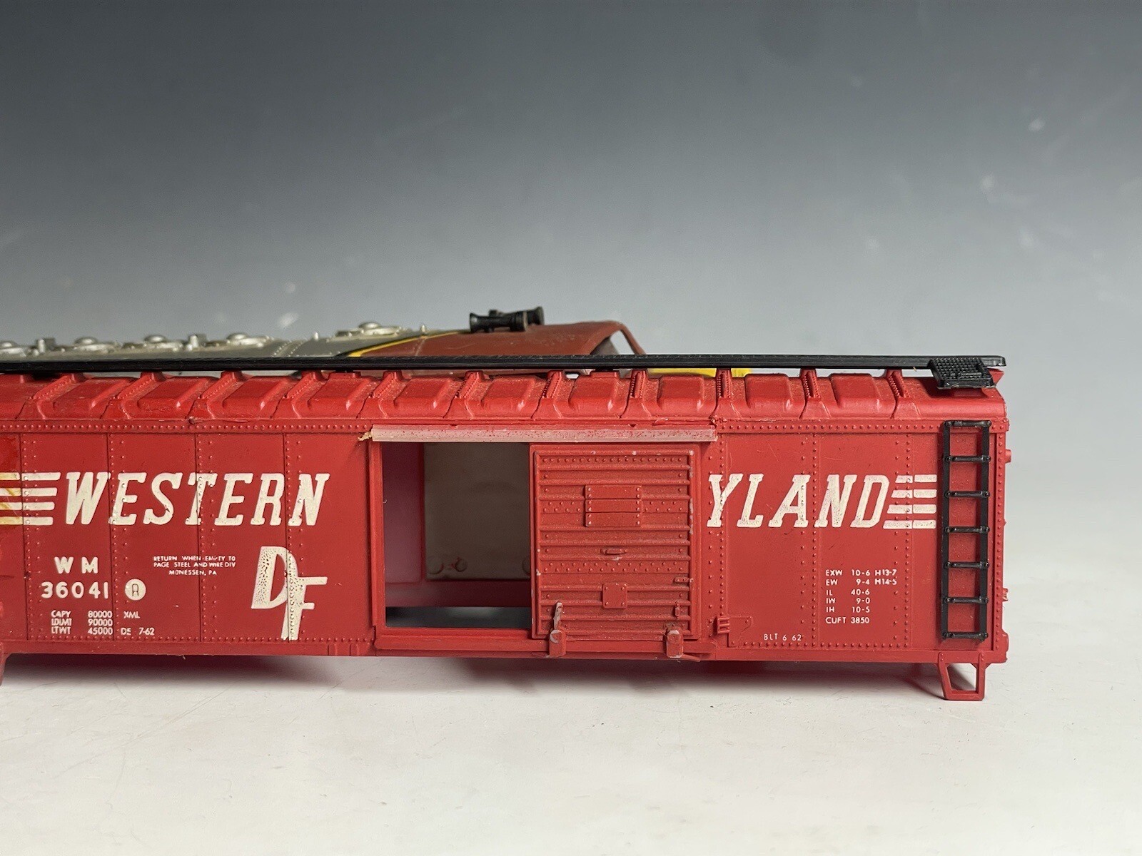 Lot of (4) Vintage HO Scale Model Trains Railroad Flatbed Locomotive ...