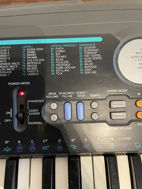 Casio Ctk-401 Keyboard Synthesizer 49 Keys 100 Sounds & Rhythms With AC ...
