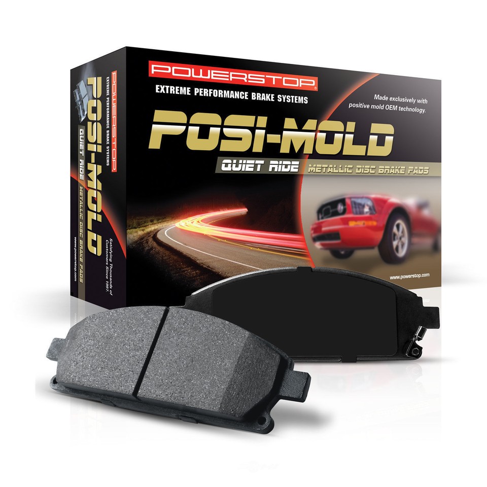 Disc Brake Pad Set-PM18 Posi-Mold Semi-Metallic Brake Pads Front,Rear ...