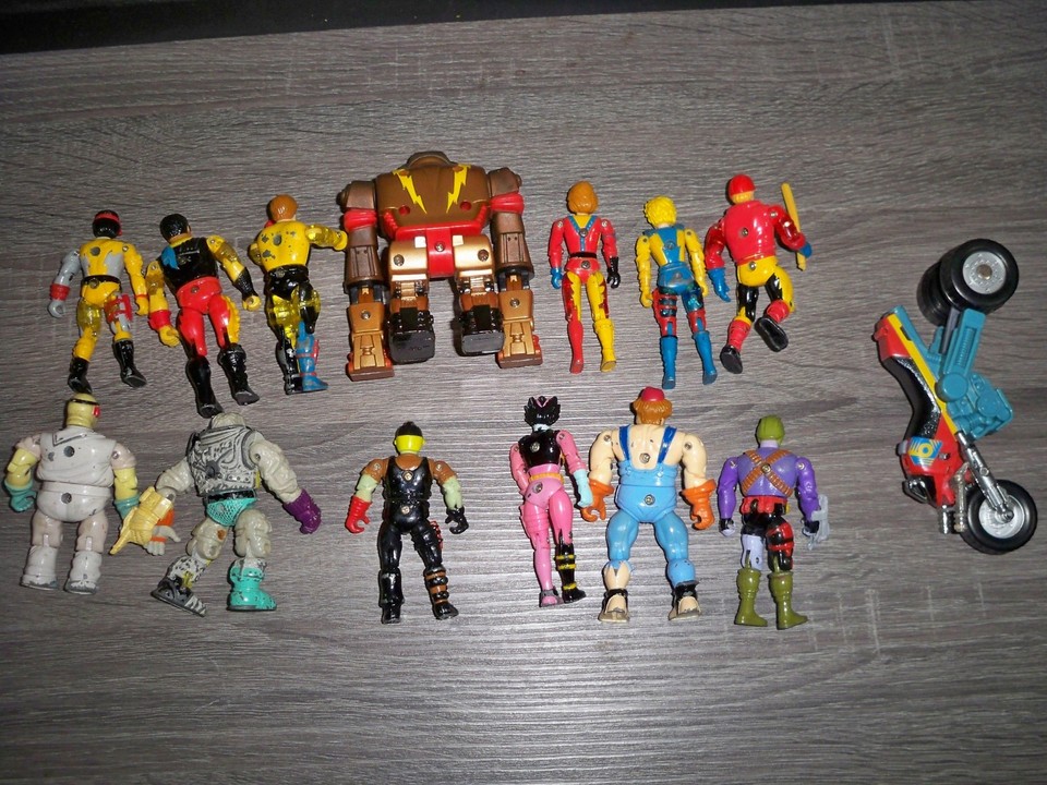 LJN BIONIC SIX 6 FULL SET OF FIGURES SOME ACC BIKE KLUNK JACK JD ...
