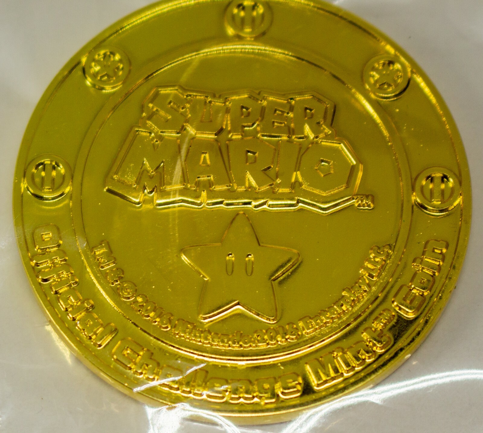 Super Mario Challenge Coin [GOLD DK] Enterplay 2016 RARE Collectible ...
