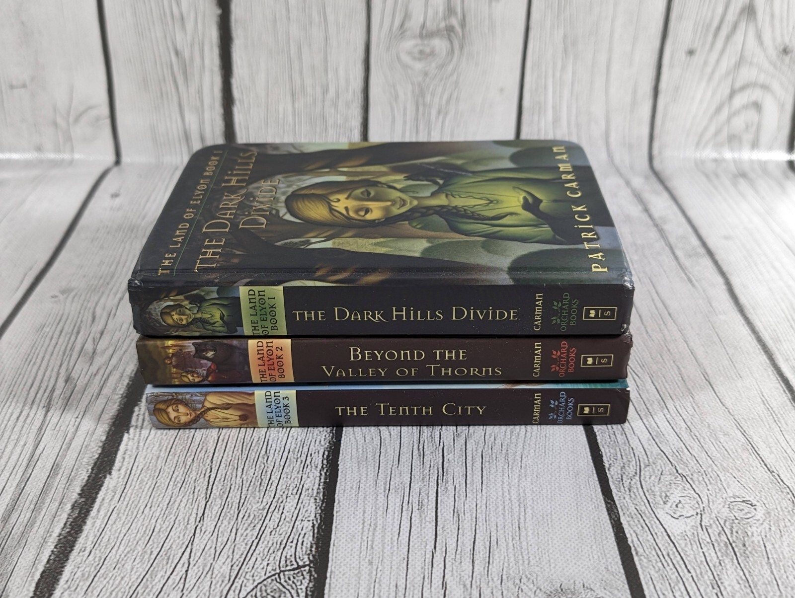 THE LAND OF ELYON - Lot of 3 (#1-3) HARDCOVER Books By Patrick Carman ...