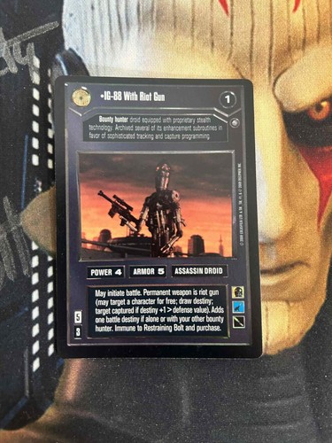 Star Wars CCG IG-88 With Riot Gun FOIL Reflections II NM | eBay