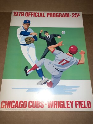 Chicago Cubs vs Giants Wrigley Field 1979 Official Program Ungraded ...