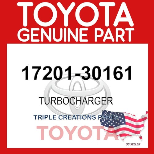 GENUINE Toyota 17201-30161 TURBOCHARGER SUB-ASSY 1720130161 OEM | eBay