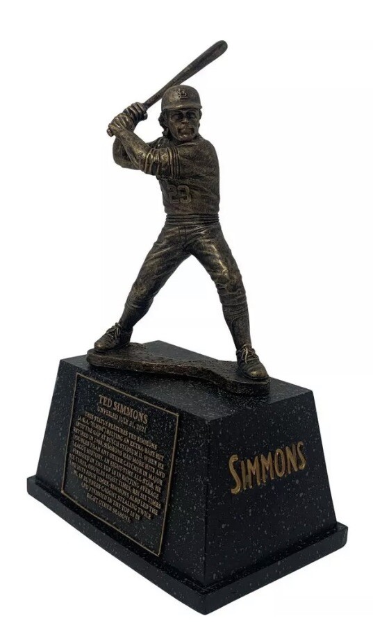 Ted Simmons Statue St Louis Cardinals 5/29/22 SGA NIB | eBay