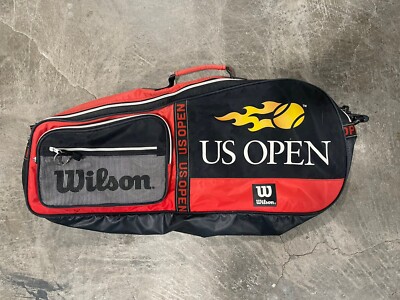 WILSON US OPEN TENNIS BAG-SHOULDER STRAP MULTI RACQUET 29" DUFFLE BAG ...