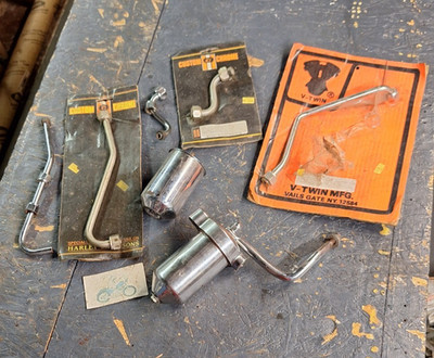 Harley Oil Filter Lot FL Panhead Knucklehead Chopper Chrome Pan Knuck ...