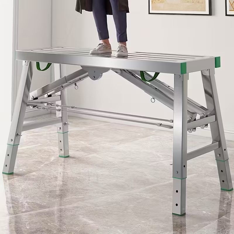 Folding Work Platform,Portable Steel Step Ladder Stool for Home ...