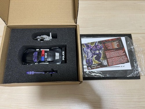 TFCC BotCon Transformers Barricade Police Car Figure Black Purple ...
