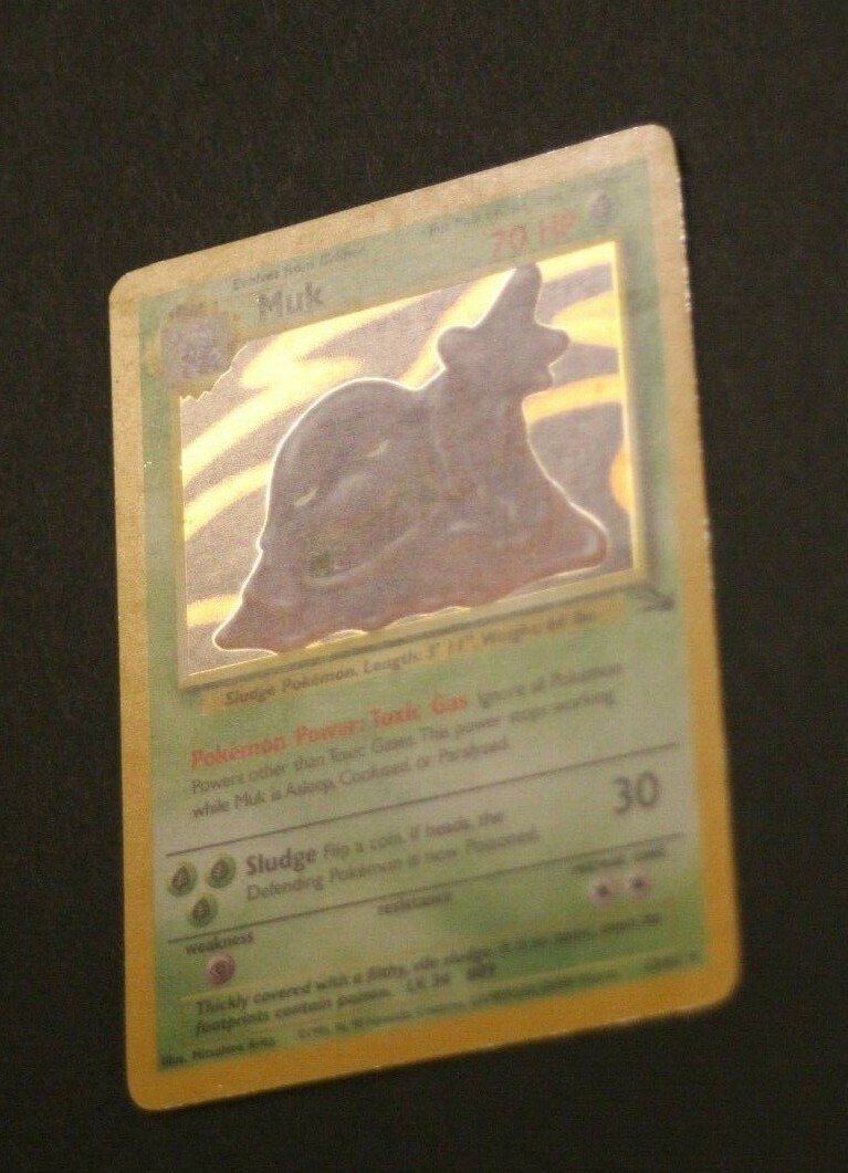 Shiny Muk Pokemon Card