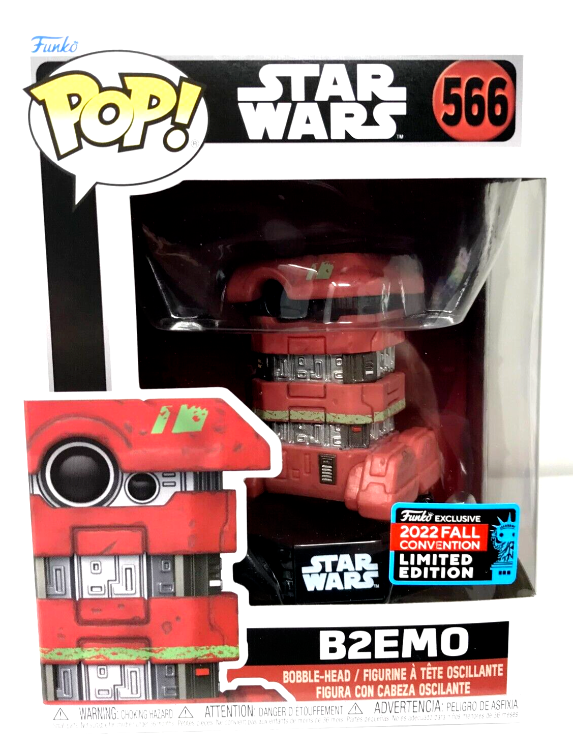 Funko Pop! Star Wars B2EMO #566 Shared NYCC 2022 Comic Convention ...