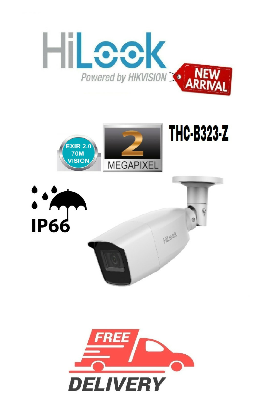Turbo camera bullet HiLook THC-B323-Z F2.8-13.5 | eBay