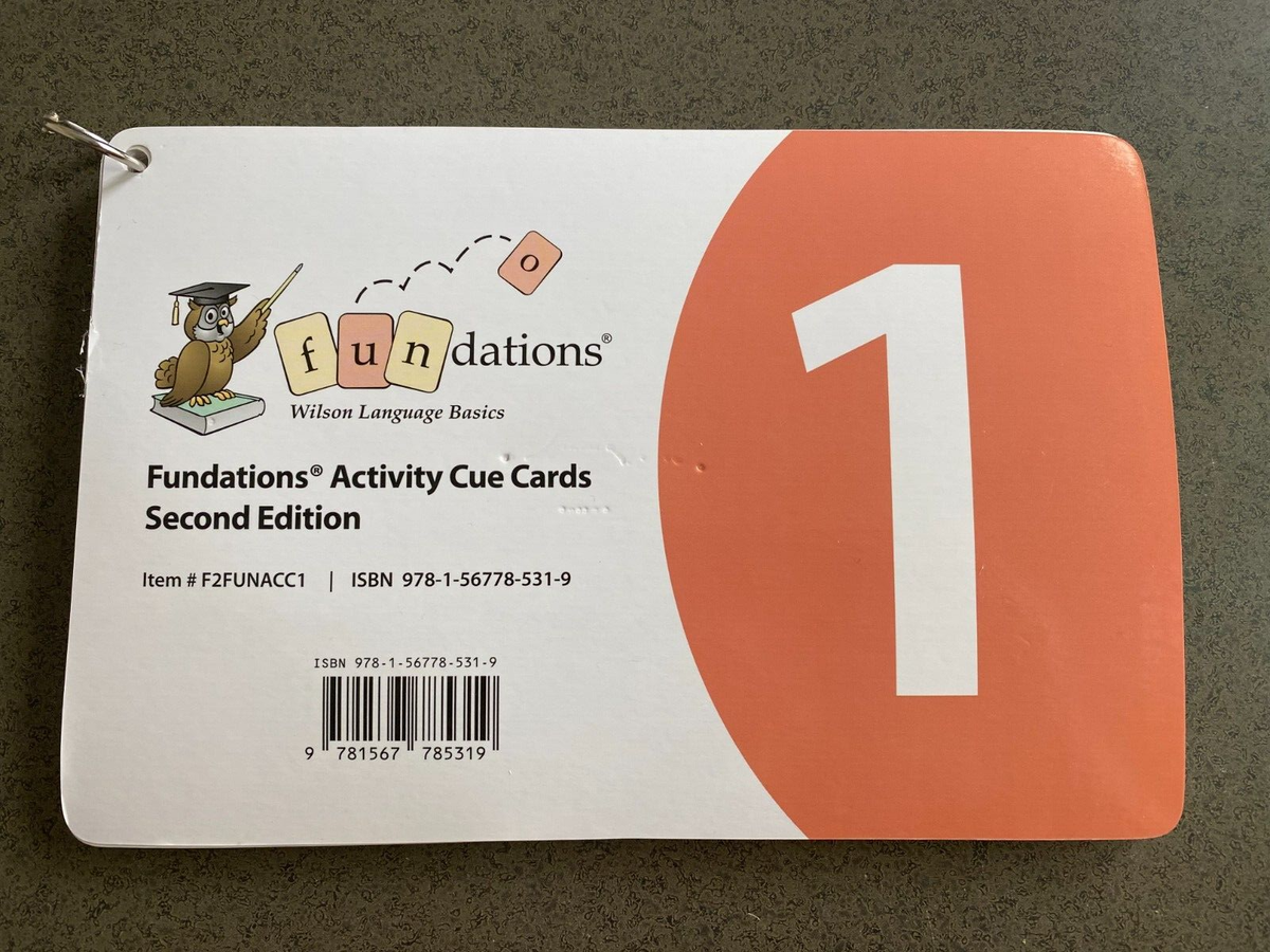 Wilson Fundations Cards Daily Fundations Routine No.2: Alphabet A To Z