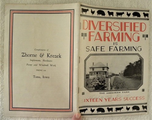 1931 Safe Farming, Zhorne & Krezek IH Tractors, Windmills, Tama Iowa IA ...