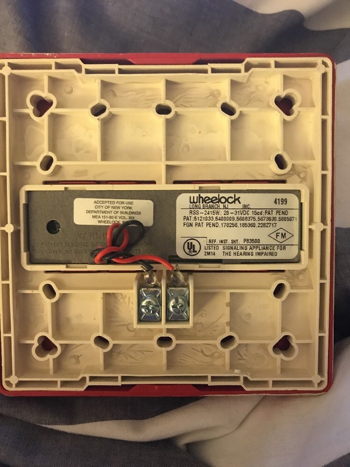 Wheelock RSS-2415W Red Strobe Used | eBay