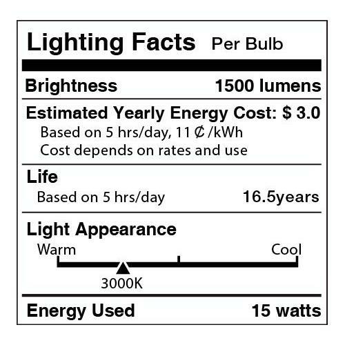 GEZEE E12 LED Corn Bulbs 15W LED Candelabra Light Bulbs 120 Watt ...