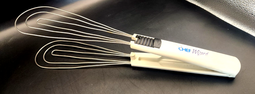 Chef Wizard Whisk Locking Handle Tongs 12” 6 in 1 Kitchen Utensil ...
