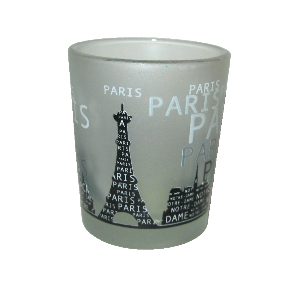 Paris France Souvenir Shot Glass Notre Dame Eiffel Tower Arc de ...