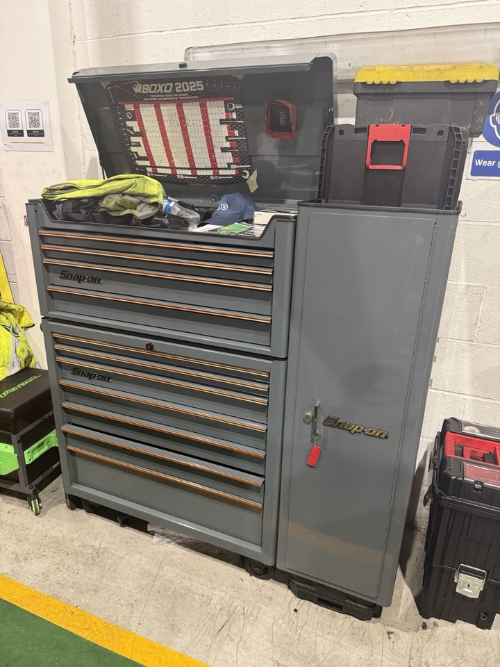 Snap On 40” Tool Box And Locker Grey | eBay UK